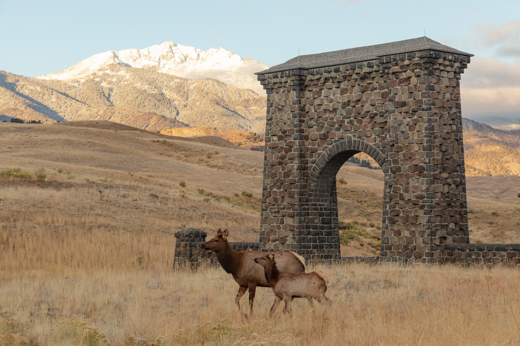 Last week to visit Yellowstone for season - Yellowstone Gate